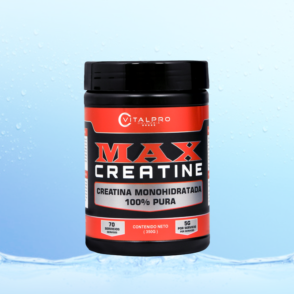 MAX CREATINE 100% 350G – Vitalpro Colombia